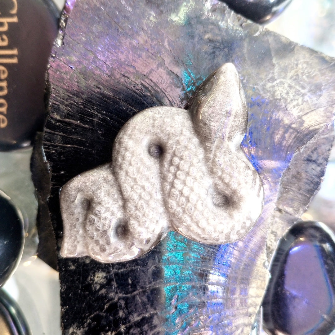 Gold Obsidian Snake – Cosmic Delights